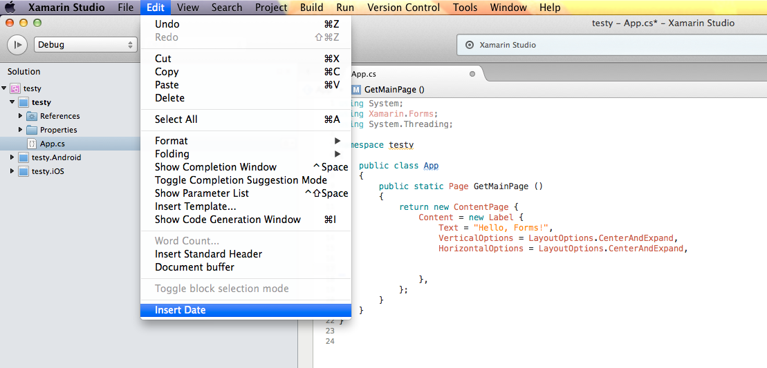 用插件扩展Xamarin Studio | Xamarin-guide-zh
